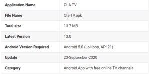 Download Ola Tv apk 2021 - Official Latest Version - Tech Ninja Pro